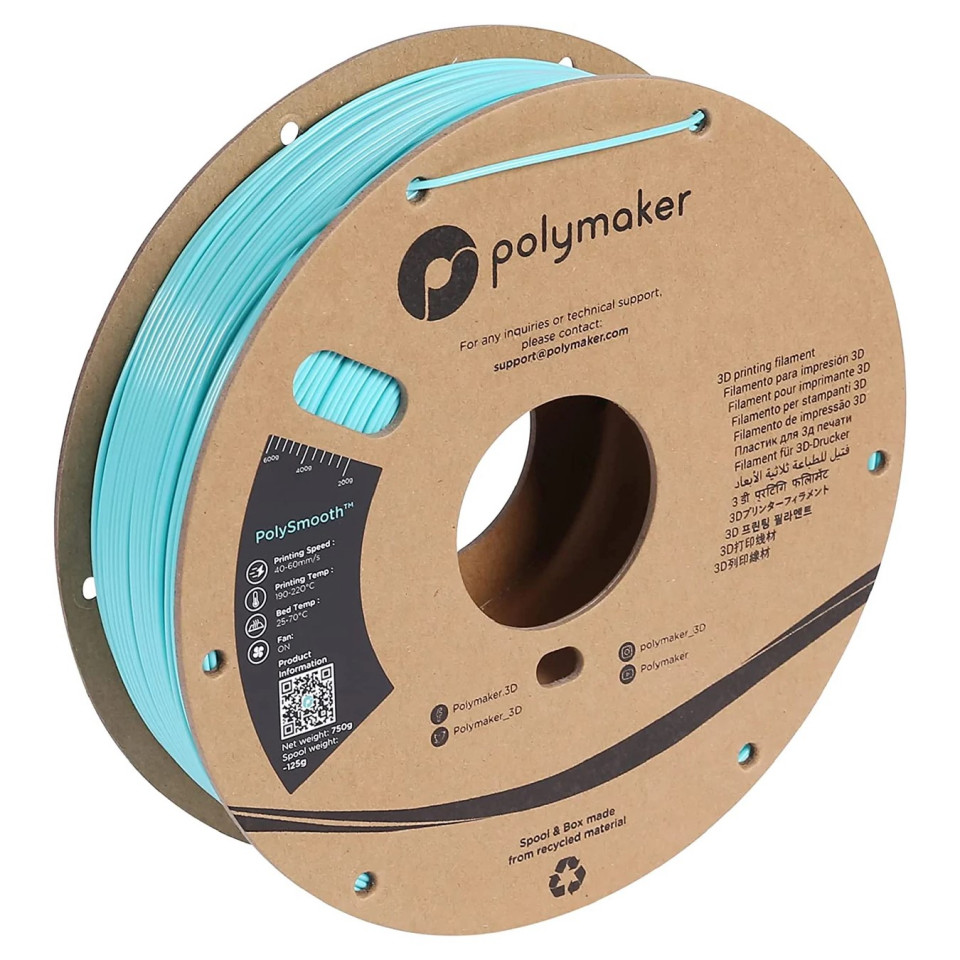 PolySmooth (PVB) Polymaker Teal | Filamente3D.ro