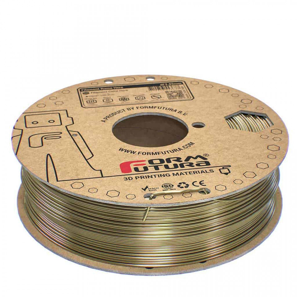 Filament High Gloss PLA Brass 750g | FormFutura - Filamente3D.ro