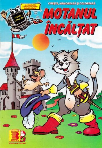 Motanul incaltat (Povesti de colorat). Bestseller. Editia a 4-a