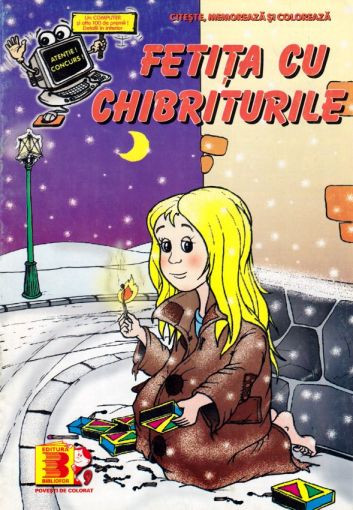 Fetita cu chibriturile (Povesti de colorat). Bestseller. Editia a 3-a