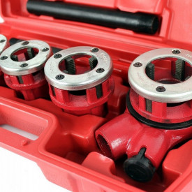 Set clupa filiera filetat manuala 4 piese 1/2", 3/4", 1" si 1-1/4"