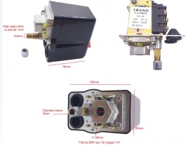 Presostat compresor de aer trifazic 3F 400V 16 A 6-8 bari NR.217