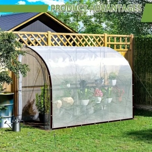 Prelata de PVC transparent de înaltă calitate cu ochiuri, diferite ...