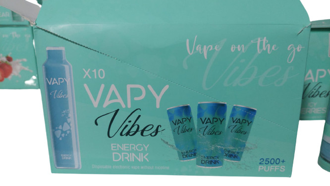 Narghilea Electronica Fara Nicotina Vapy Vibes Energy Drink 2500