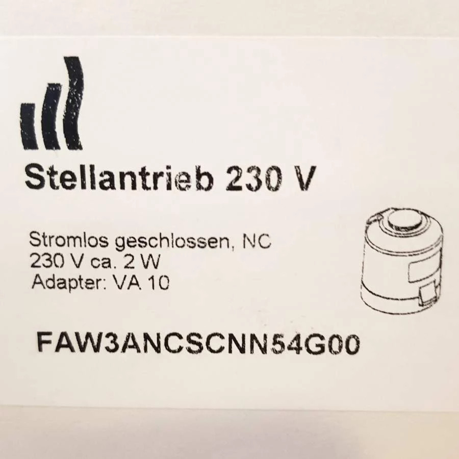 Actuator Purmo NC 230 V