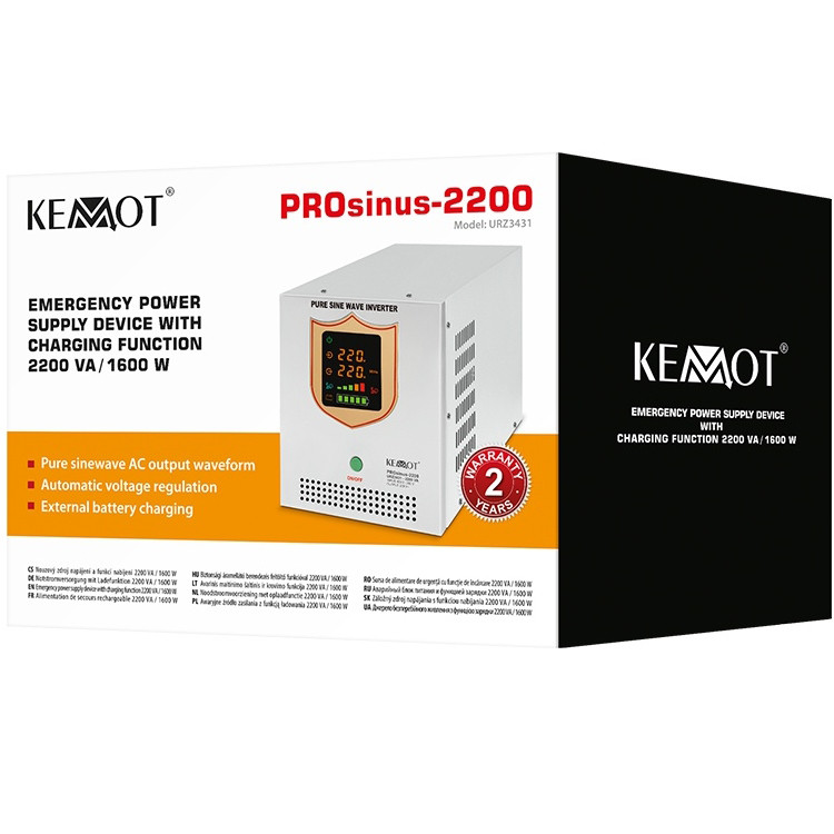 UPS Prosinus-2200 urz3431 1600W 12V alb