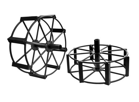 ProGARDEN Set roti metalice 540x170, manicot cu flanse, hex 32mm pentru ...