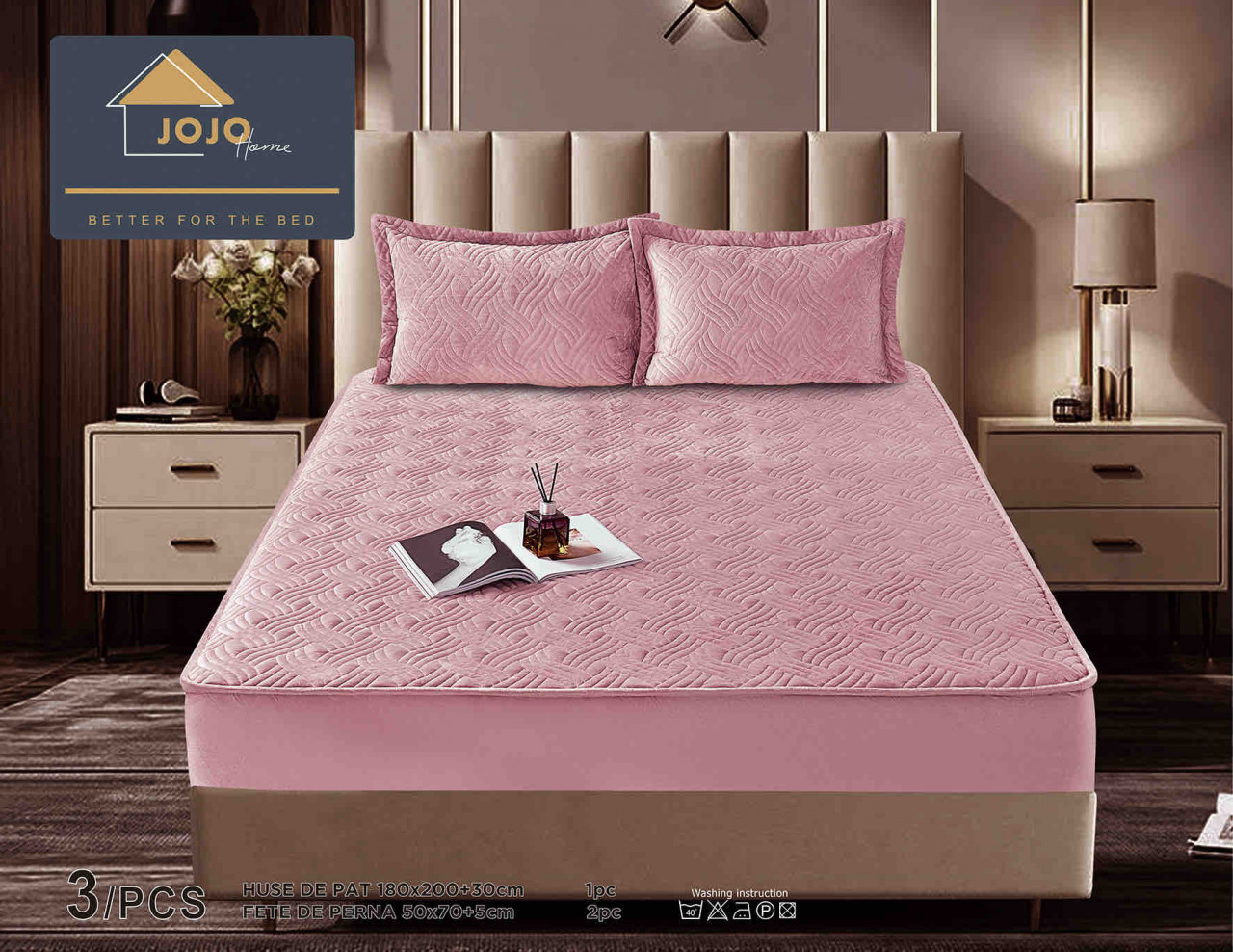 HUSA DE PAT CU ELASTIC CU 2 FETE DE PERNA TIP TOPPER JT11