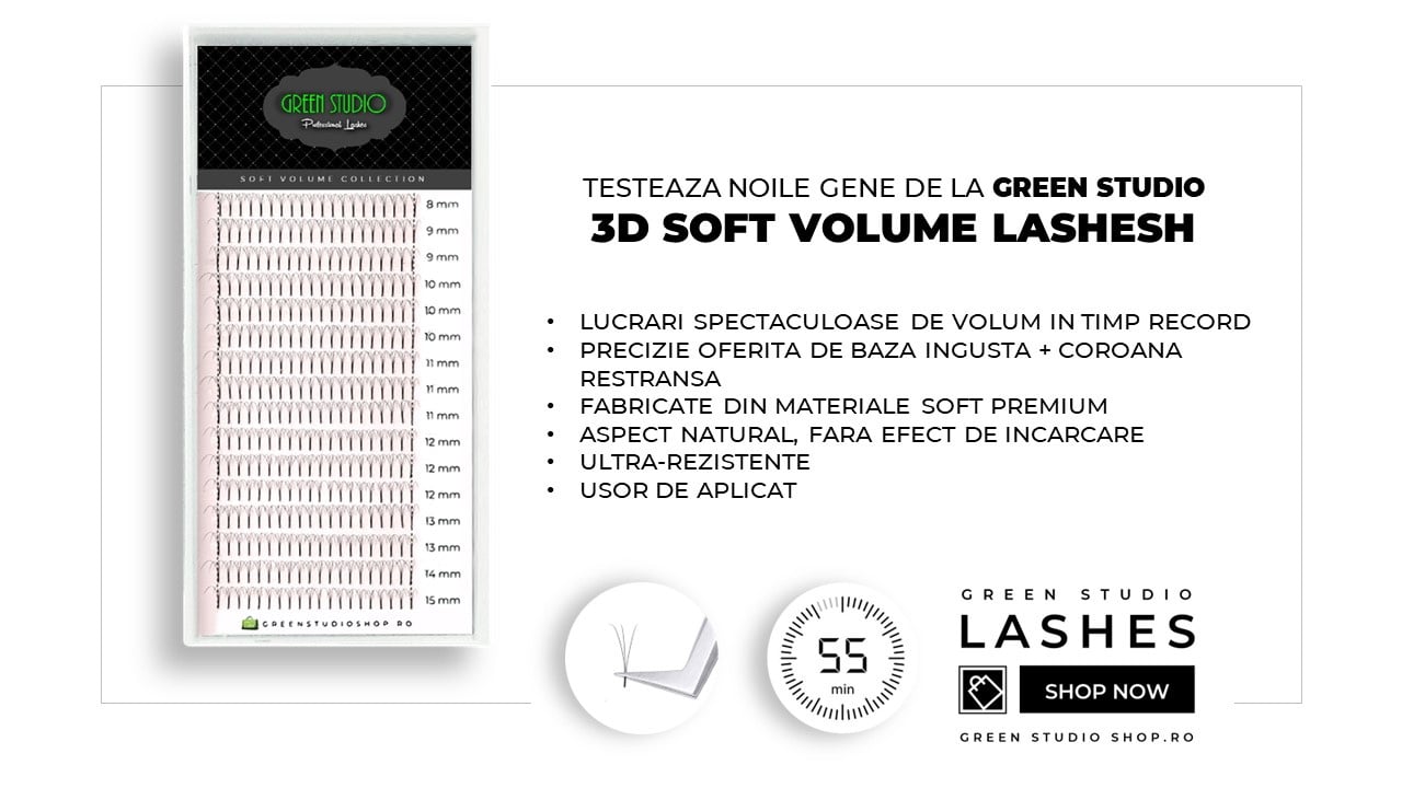 Extensii gene 3D Green Studio Soft Volume