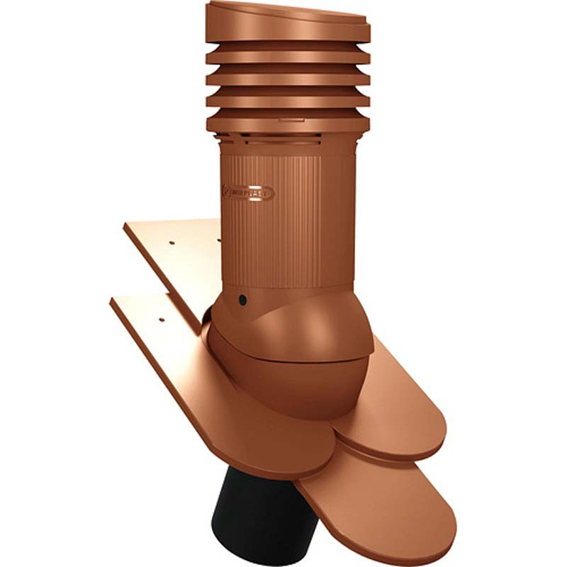 Coș aerisire cu eliminare condens Perfekta EVO Ø125 țiglă solzi