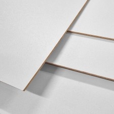 PLYWOOD HDF WHITE/WHITE CLADDING SIDE WALLS 5MM 2850X2070MM