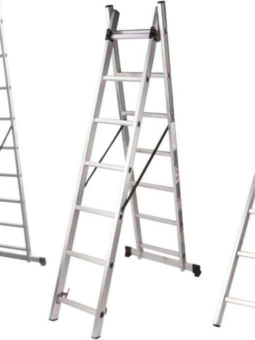 SCARA DIN ALUMINIU ETS, 11 TREPTE, 3 TRONSOANE, 730CM - Livrare rapida ...