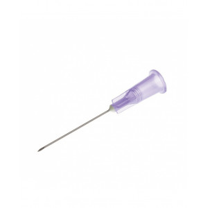 Ace seringa intramusculare 24G, 1 inch - 0,55x25mm, mov (100 bucati)