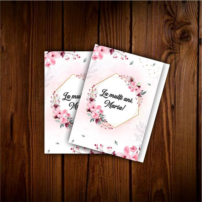 Felicitare personalizata cu text M12