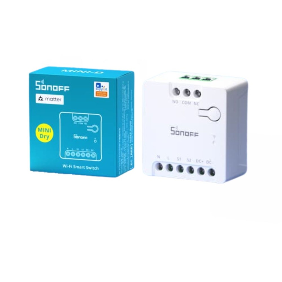 Sonoff MINI-D smart Wi-Fi + eWeLink-Remote relay module with NO/NC dry ...