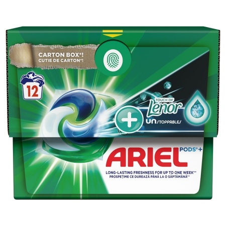 ARIEL All in One Pods +Lenor Unstoppables, detergent automat de rufe ...