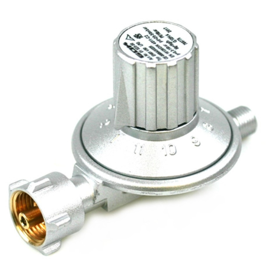 Gas cylinder regulator Germany model, adjustable pressure 25 - 50mbar