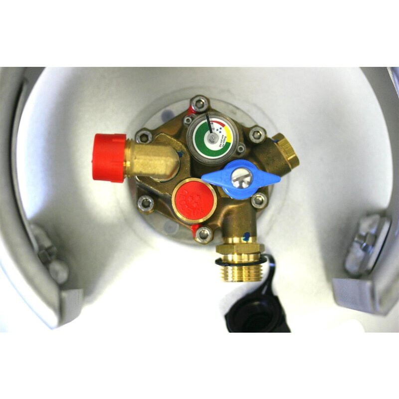 Rezervor GPL reincarcabil, din aluminiu cu multivalva si indicator ...