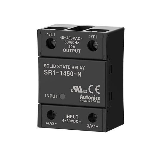 Solid State Relay SR1-1450-N,1-fazni, ulaz 4-30Vdc,izlaz 48-480Vac, 50A Autonics
