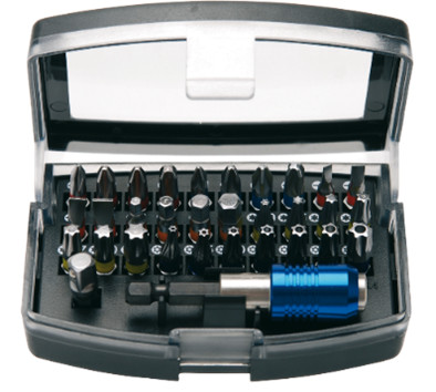 Set biti combinati + adaptor cu blocare pentru autofiletanta, 32 piese ...