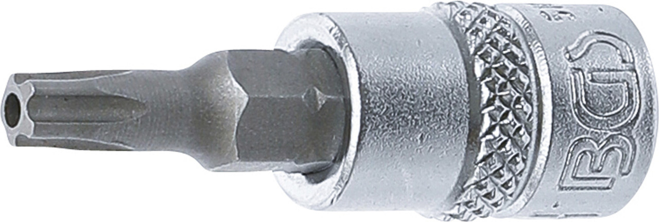 Bit Torx Plus TS25 cu gaura, antrenare cu tubulara 1/4", BGS 5184-TS25