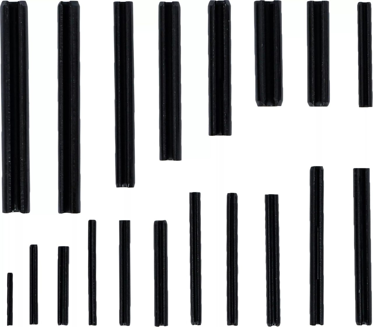 Sortiment splinturi tubulare/ ştifturi elastice, 450 piese, BGS 8054