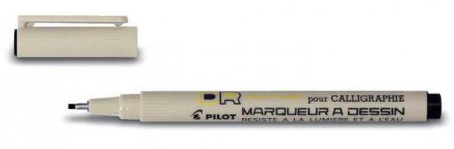 Lajner za kaligrafiju crni 2.0