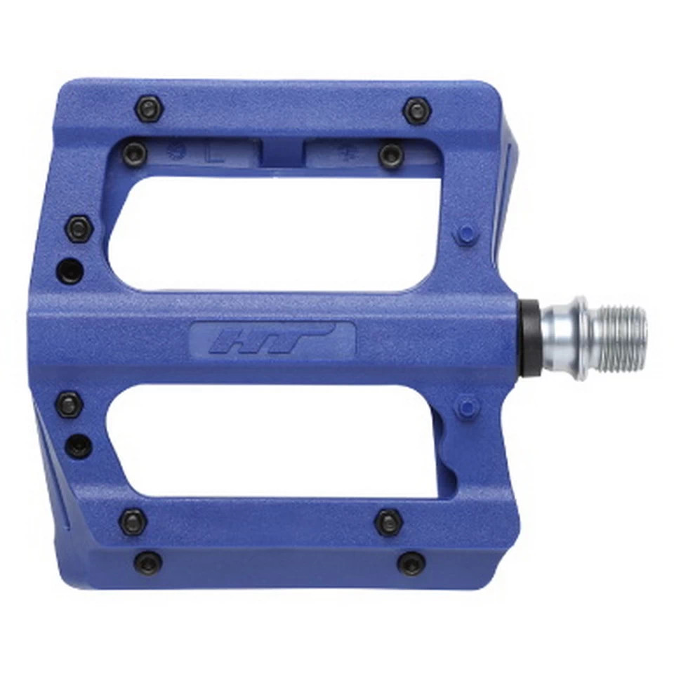 Pedale cu platforma HT NANO PA12A Plastic Albastre Pini Detasabili ...