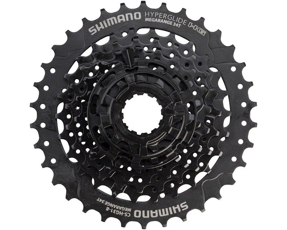 CASSETTE SPROCKET, CS-HG31, 8-SPEED, 11-13-15-17-20-23-26-34T(AO), PRE ...