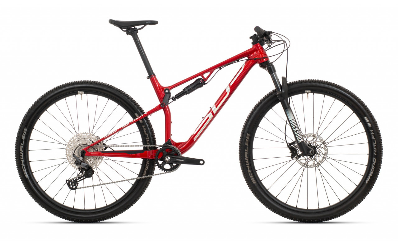 Bicicleta MTB Full Suspension Superior XF 919 RC 29 Gloss Dark Red ...
