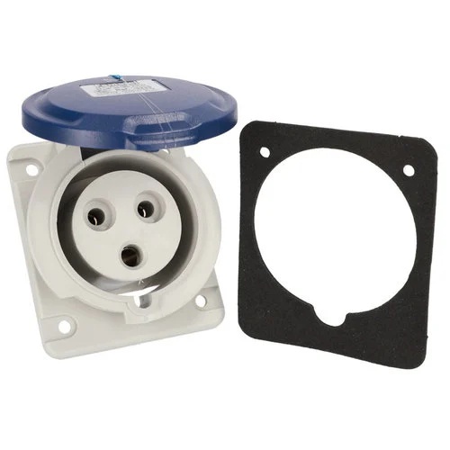 Priza industriala monofazata 230V 3P 16A 6h incastrata IP44 Famatel