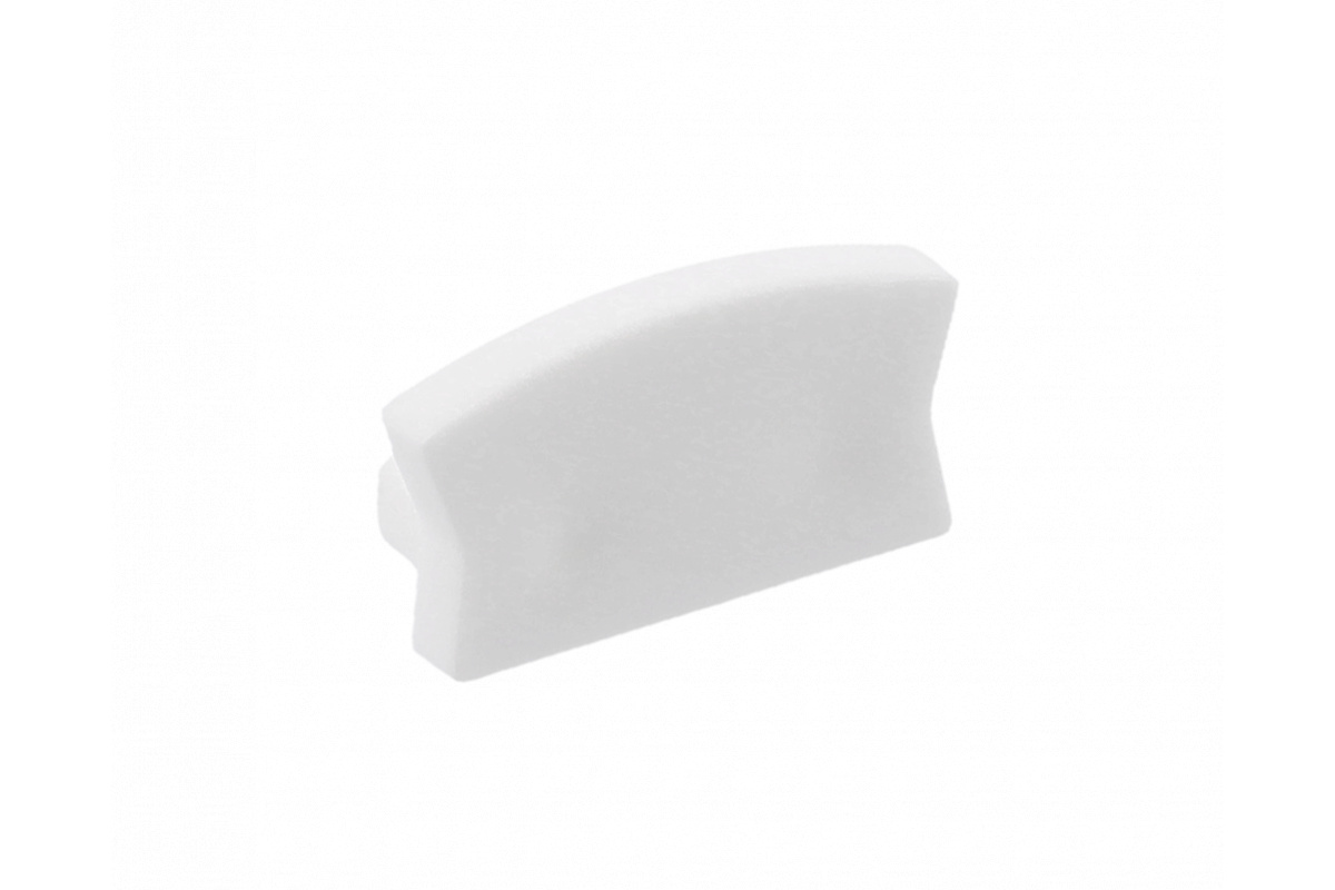 Capac pentru profil LED GLAX Mini aplicat alb (10 buc. in blister)