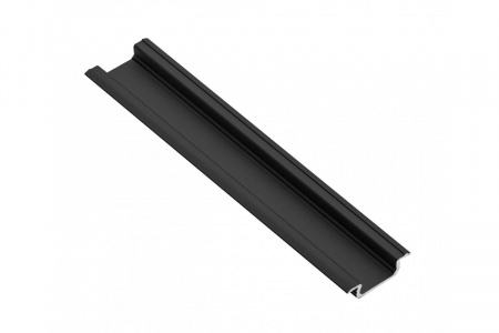Profil din aluminiu LED GLAX negru mat 3 m (încastrat)