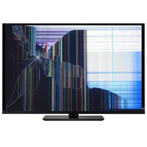 LCD / LED TV HD/UHD cu display defect / fisurat