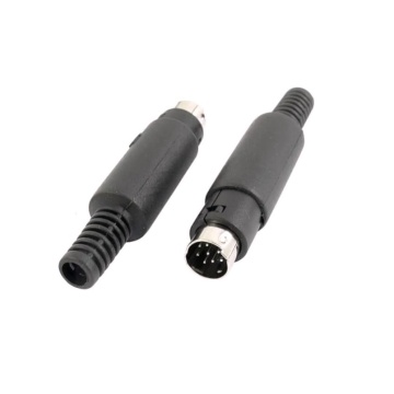 Mufa S-VHS Mini Din 8pini tata