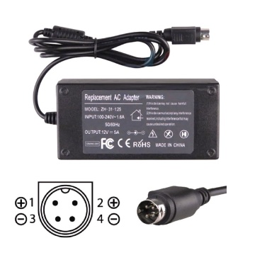 Alimentator 12V 5A 60W 4 pini NLA