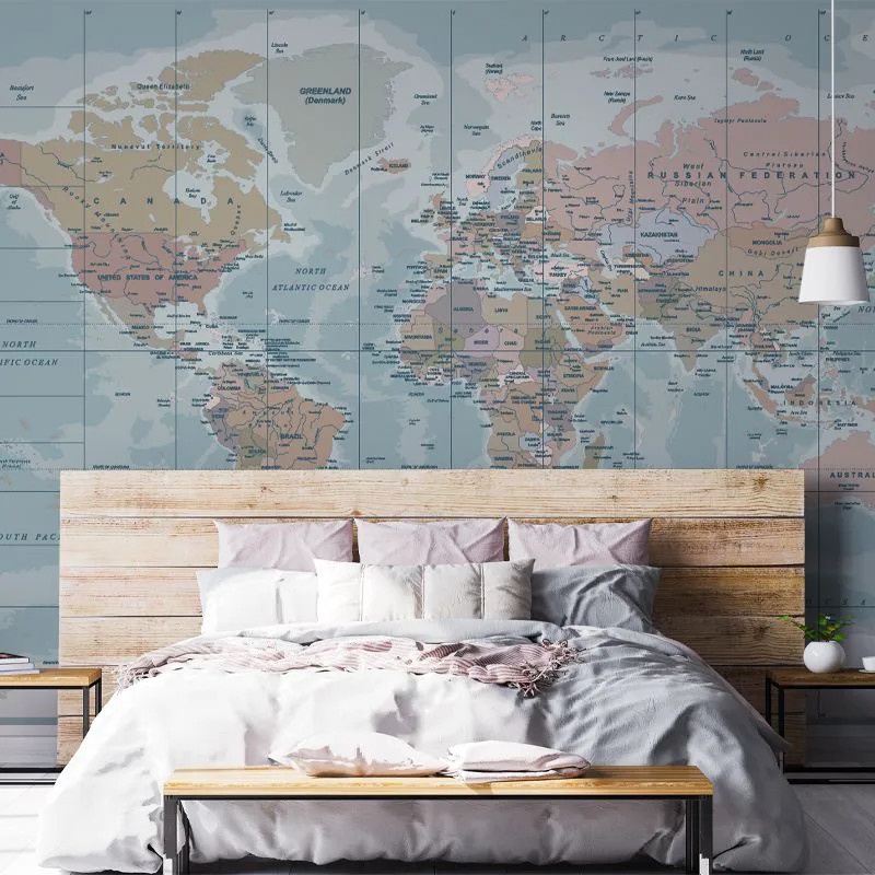 Political map Tapete