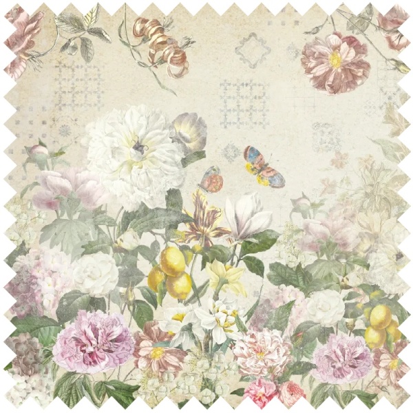 Flutter Of Wings Cream Fabric