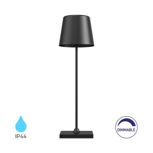 Lampa de masa LED reincarcabila 3W, 300lm, lumina calda (3000 K ...