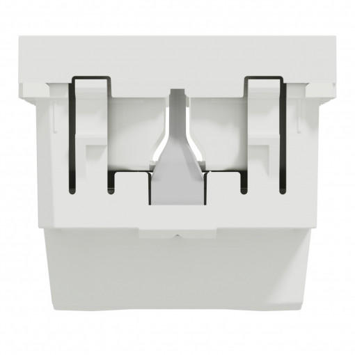 Priza simpla cu impamantare, standard german, 2 module, 16A, alba ...