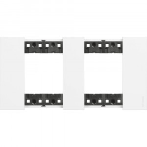 Rama 4 module(2x2), alba, Bticino Living Now