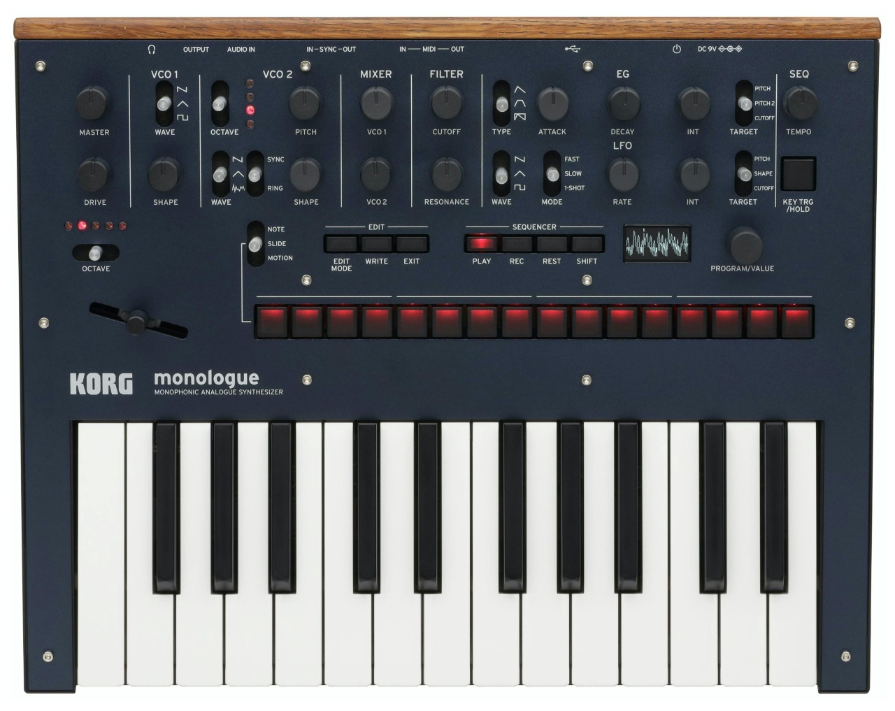 Korg Monologue Dark Blue Sintetizator Analogic Monofonic Compact ...