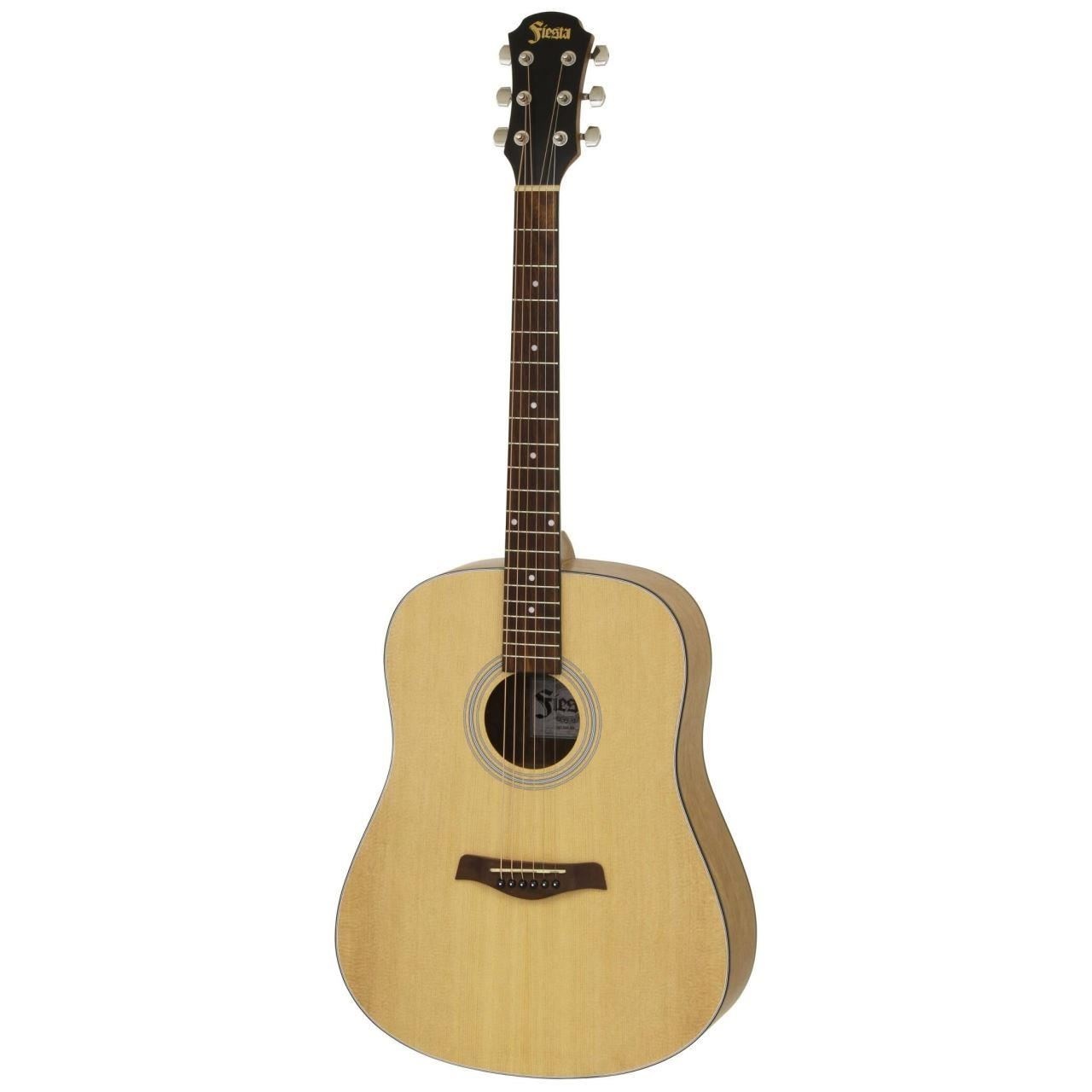 Fiesta FST-D65 Natural – Chitară Acustică Dreadnought cu Corzi Metalice ...