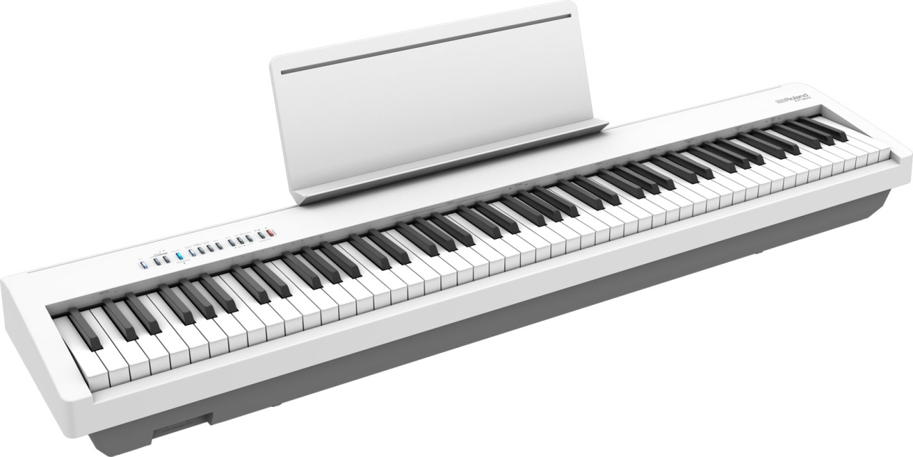 Roland FP-30X White | Pian digital 88 clape cu SuperNATURAL & Bluetooth ...