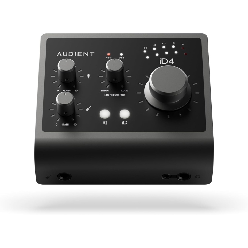 Audient iD4 MKII Interfață Audio USB-C Profesională 2×2 | MusicShop