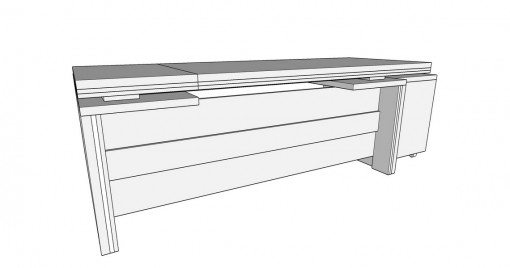 Birou Manager Expert - Mobilier birou - Moff - Produs in Romania