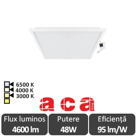 Aca Light Panou Led 48W Incastrabil 60x60