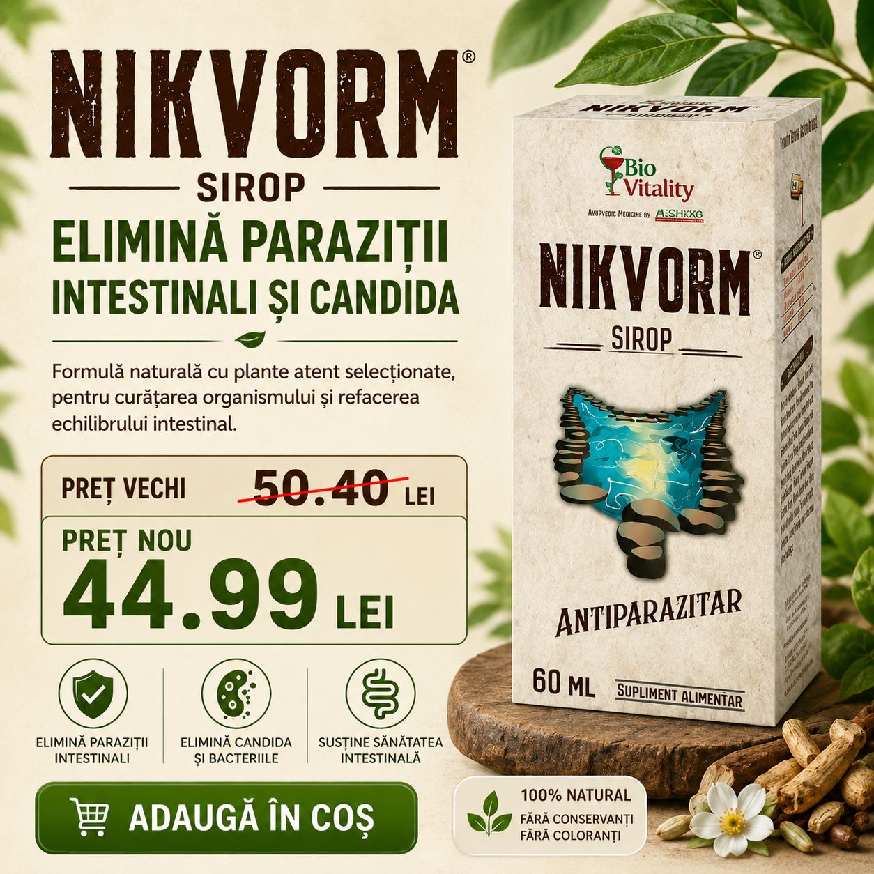 Innergy Levurin x 10 plicuri