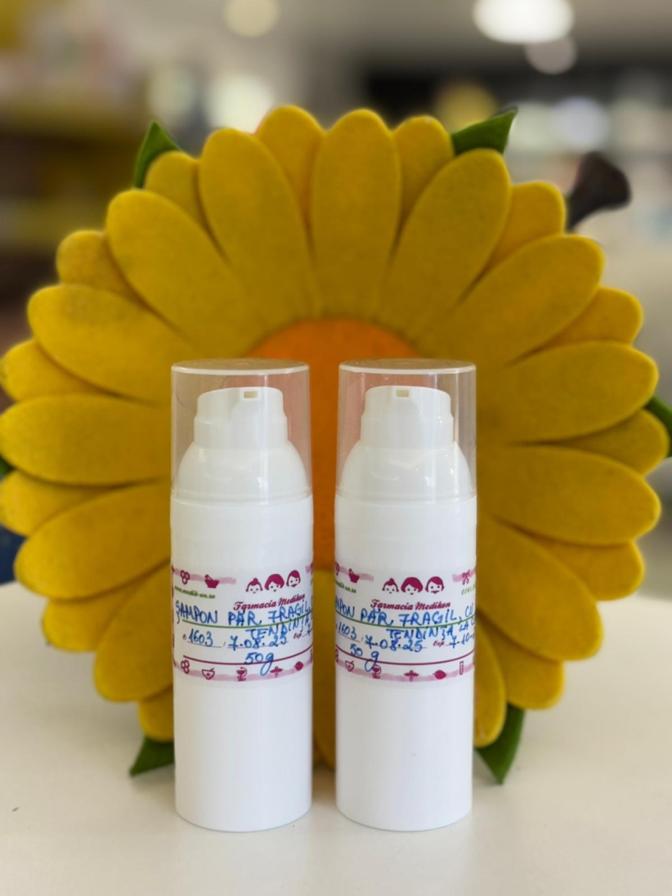 Sampon pentru par fragil cu tendinta de cadere, preparat in farmacie x ...
