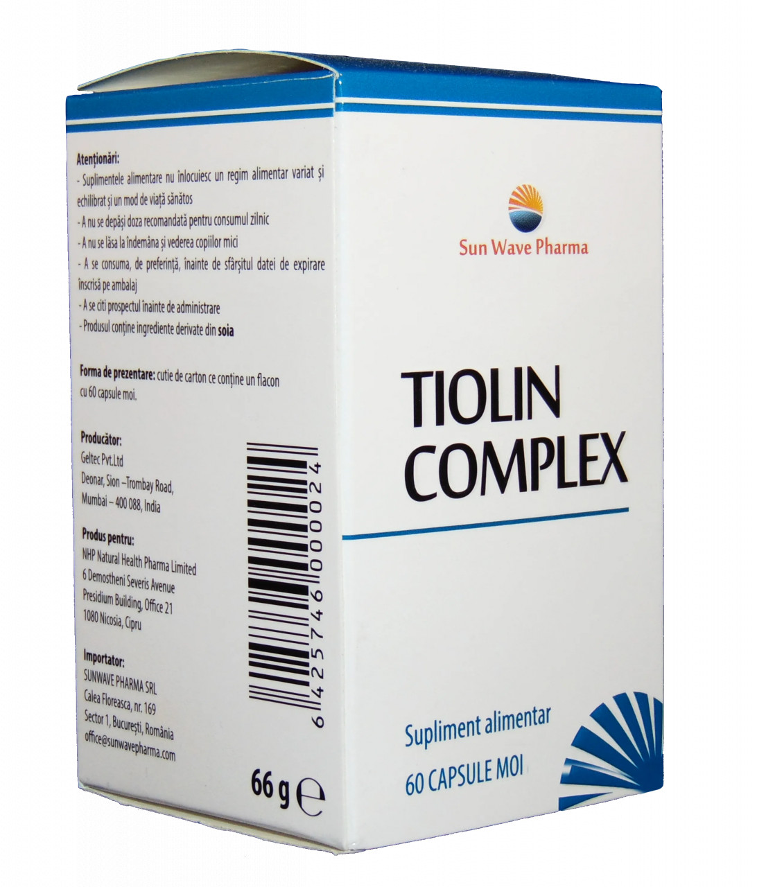 Sun wave tiolin complex x 60 capsule